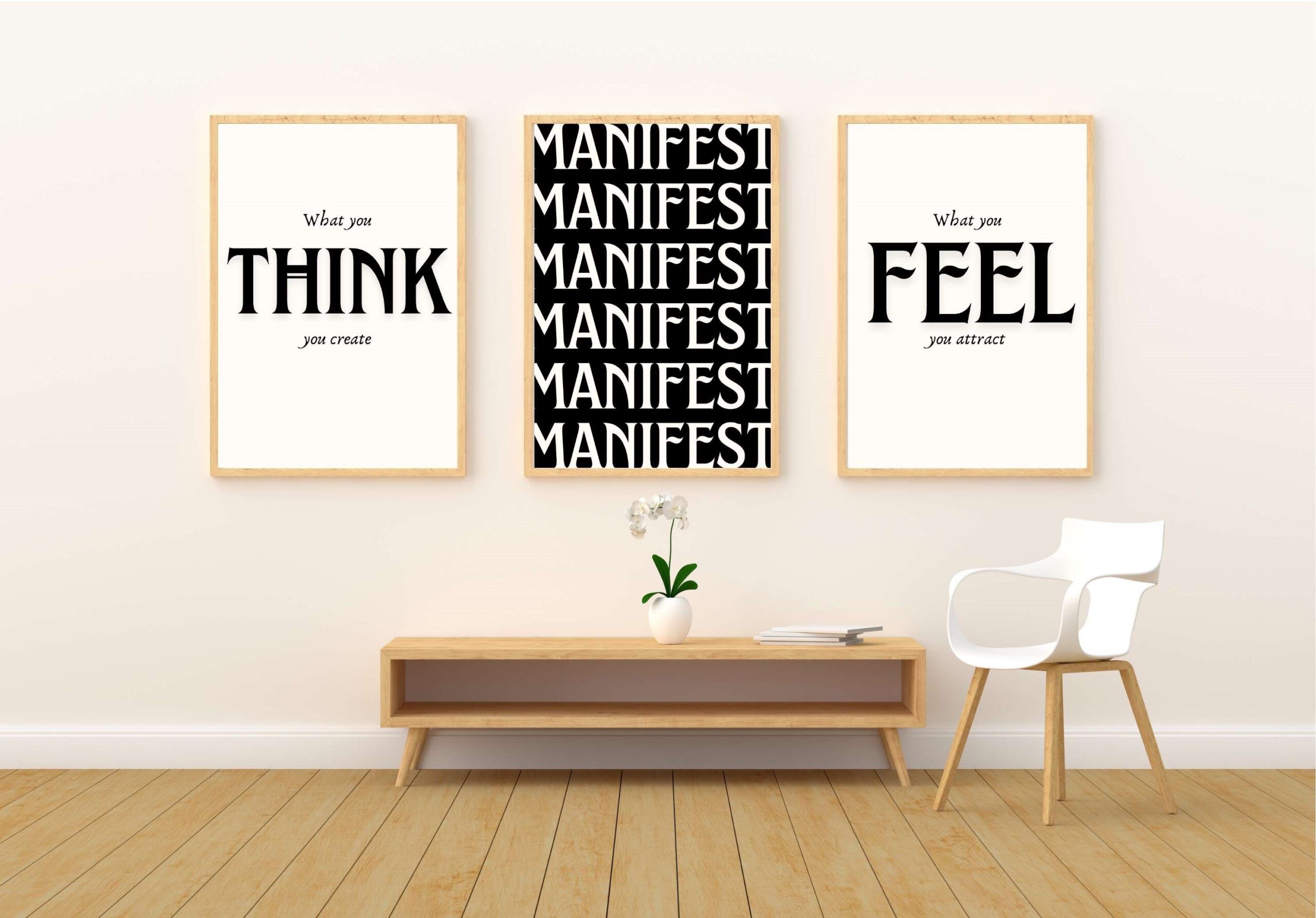 Poster manifest, bundel van 3 posters, download – let's create madness