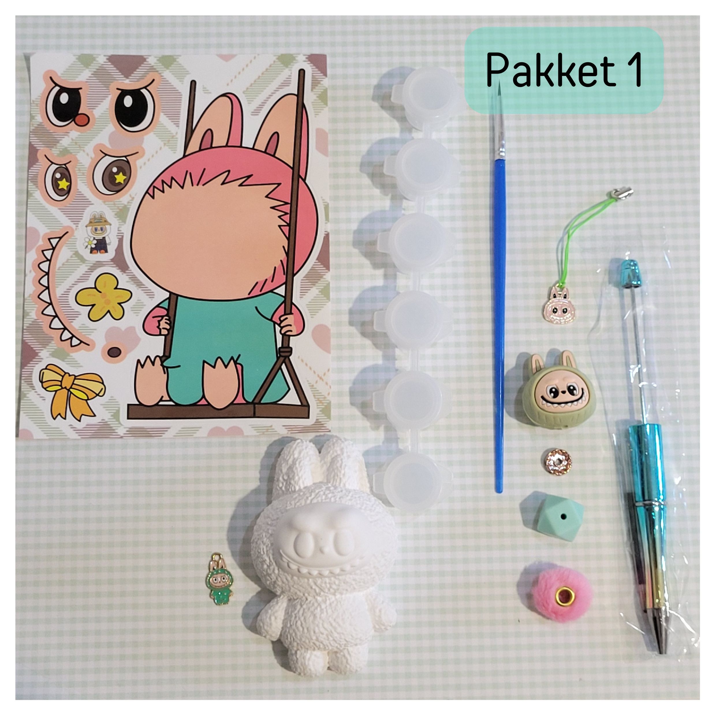 Labubu DIY Knutsel pakket – let's create madness